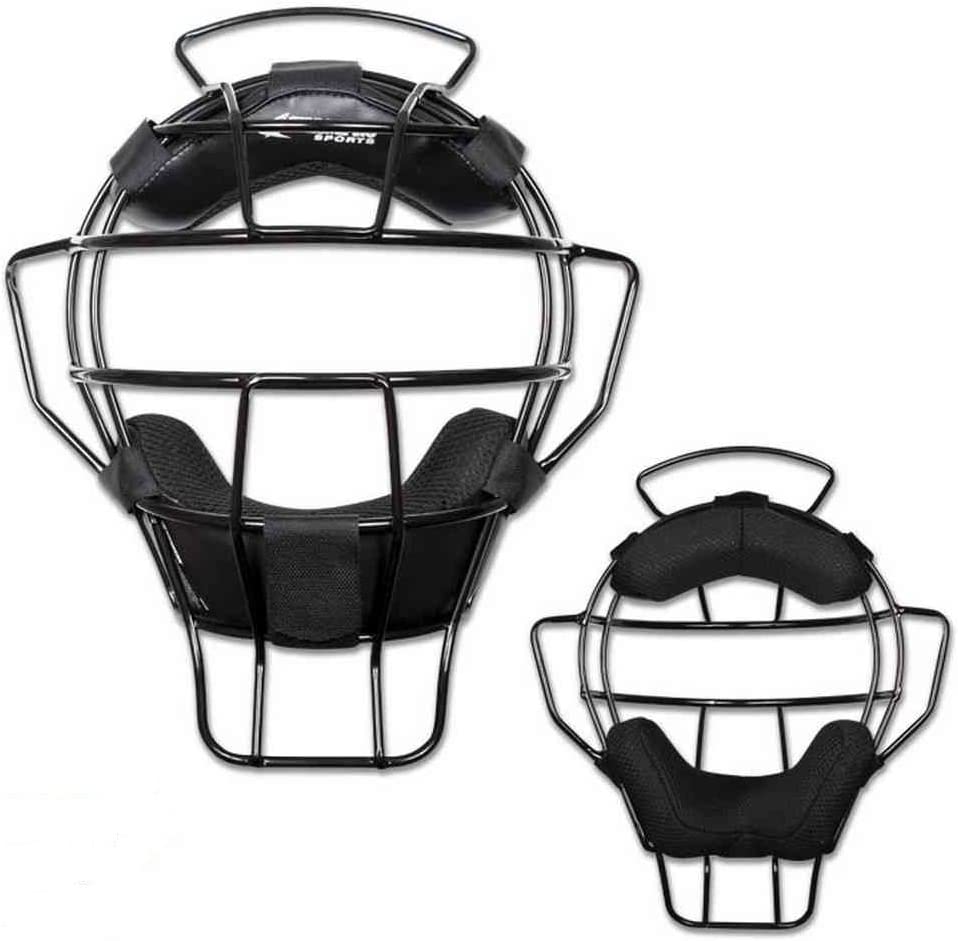Champro Lightweight Steel Black Umpire Mask - Black Bio-Fresh Pads ...