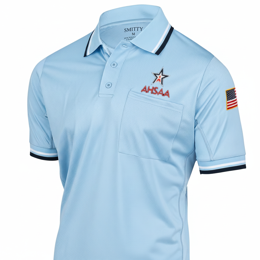 Alabama (AHSAA) Smitty Powder Blue Umpire Shirt USA300AL | Gerry Davis ...