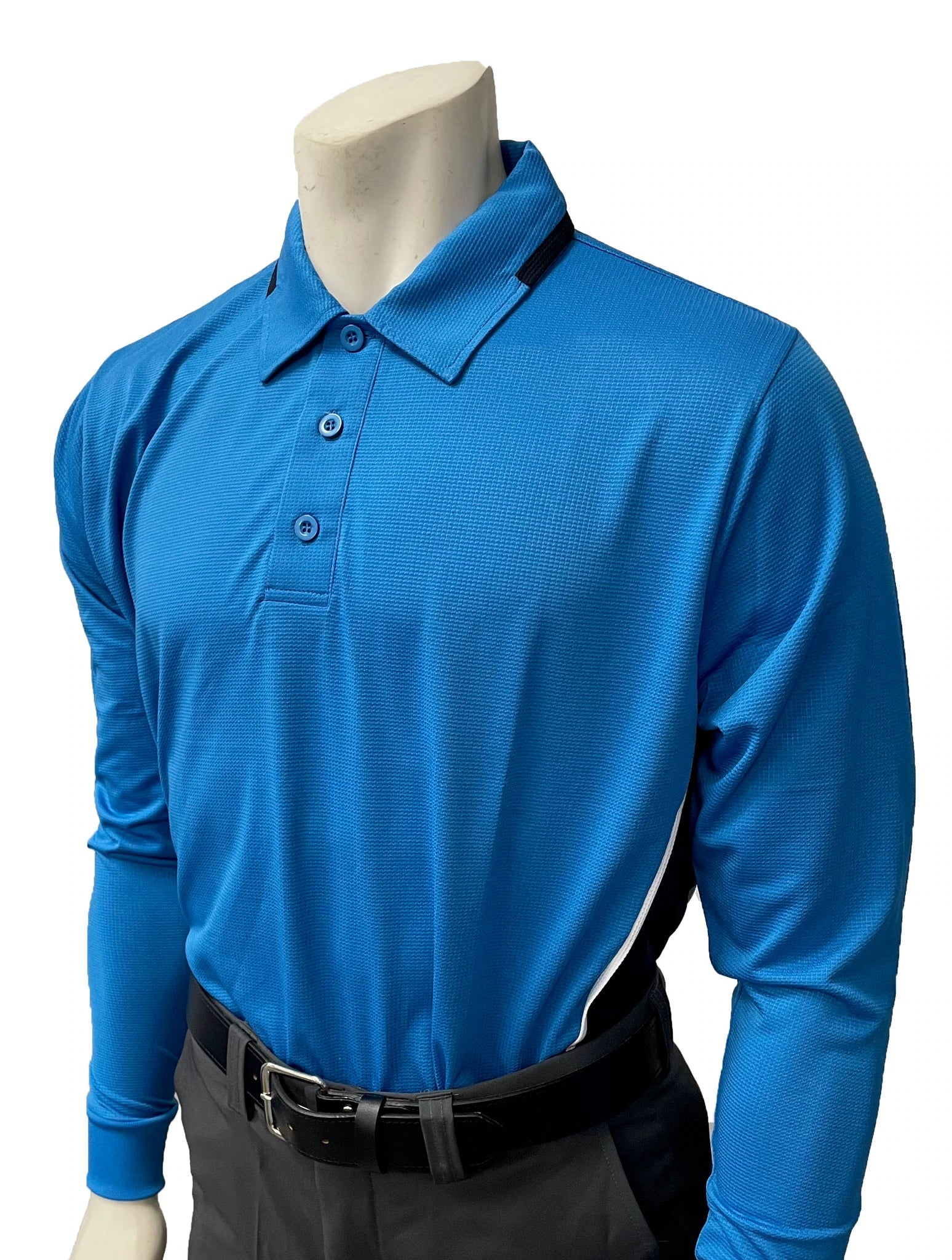 Smitty NCAA Softball Bright Blue Body Flex Long Sleeve Umpire Shirt BBS ...