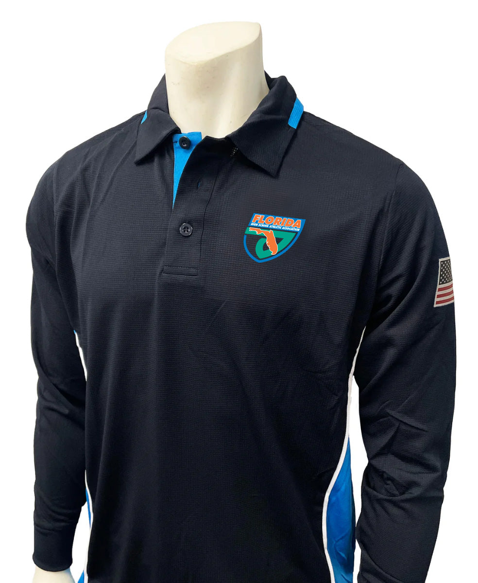Smitty Midnight Navy Softball Umpire LS Shirt (FHSAA) | Gerry Davis Sports