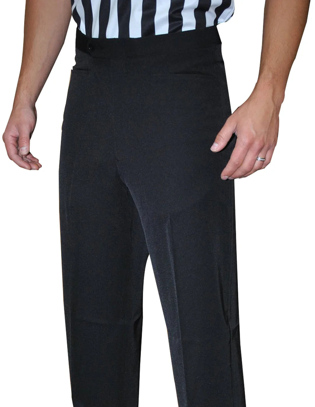 Smitty Polyester Flat Front Basketball Referee Pants with Western Cut ...