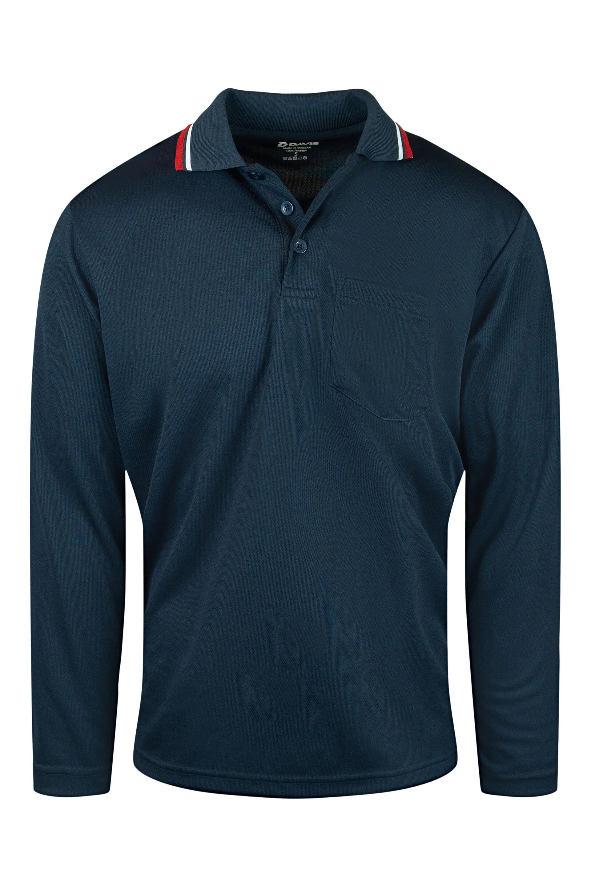 Davis Performance Essentials Navy LS Umpire Shirt | Gerry Davis Sports