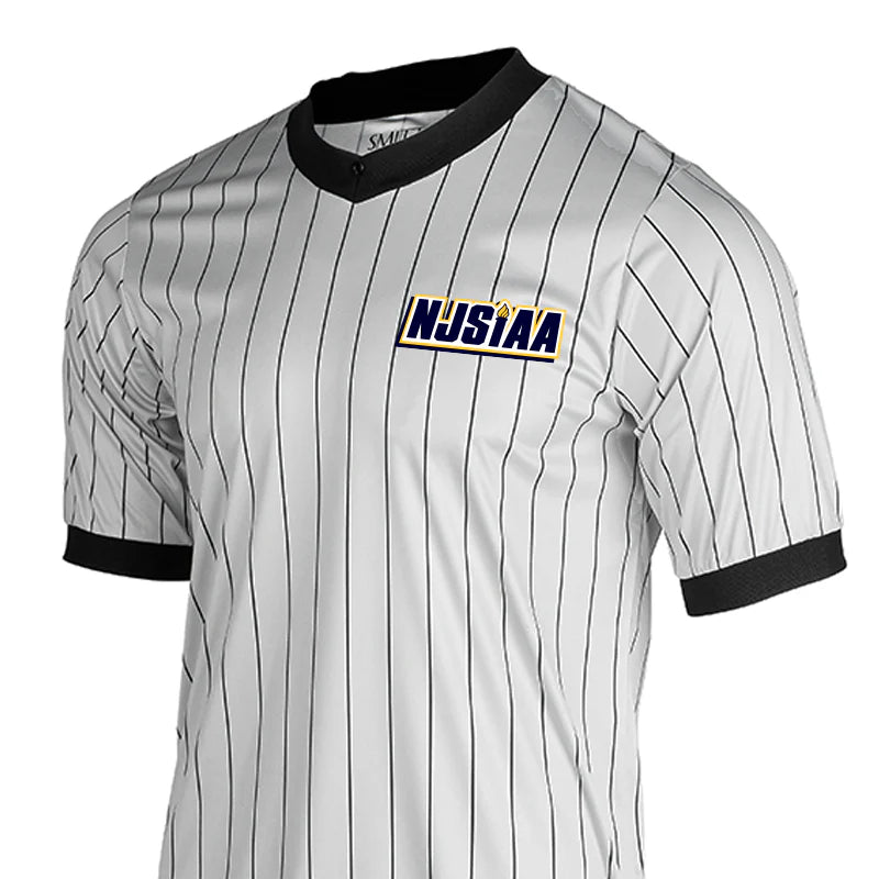 New Jersey (NJSIAA) Smitty Body Flex Gray Pinstripe Referee Shirt ...