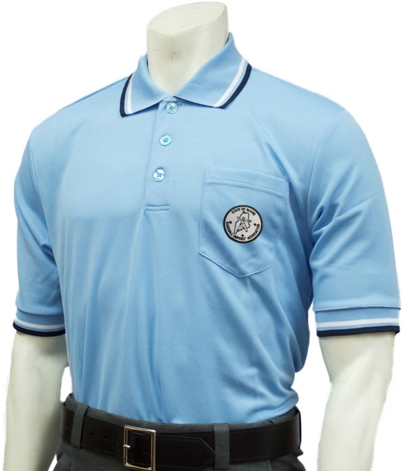 Smitty Body Flex Powder Blue Umpire Shirt (MAINE) | Gerry Davis Sports