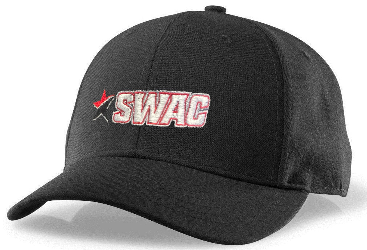 Richardson Black 6-Stitch Base Umpire Hat (SWAC) | Gerry Davis Sports